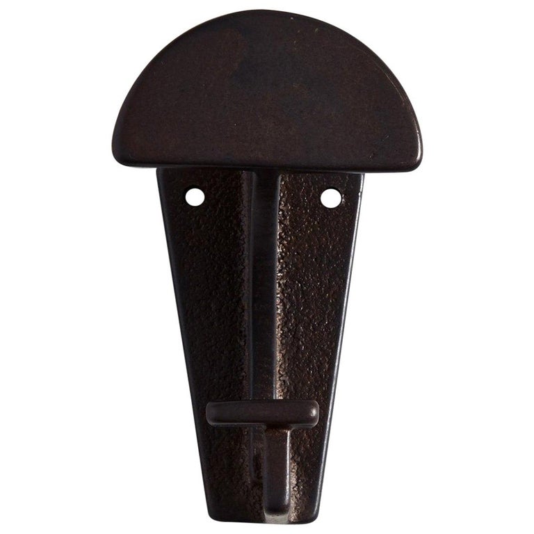 Dark Bronze Contemporary Hook by Henry Wilson For Sale at 1stDibs
