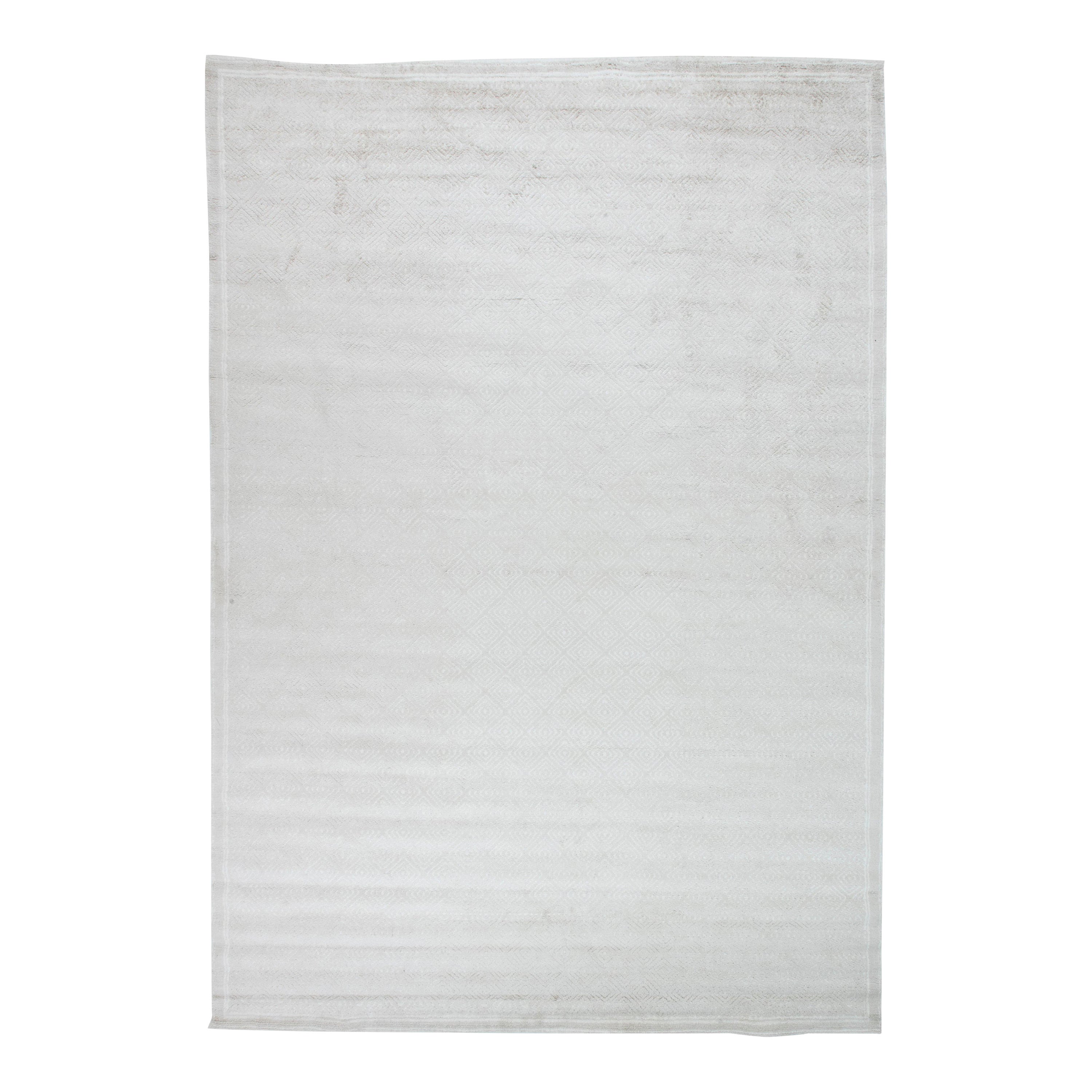 DELTA Hand Tufted Modern Silk Rug in Gold, Rust and Silver Taupe ...