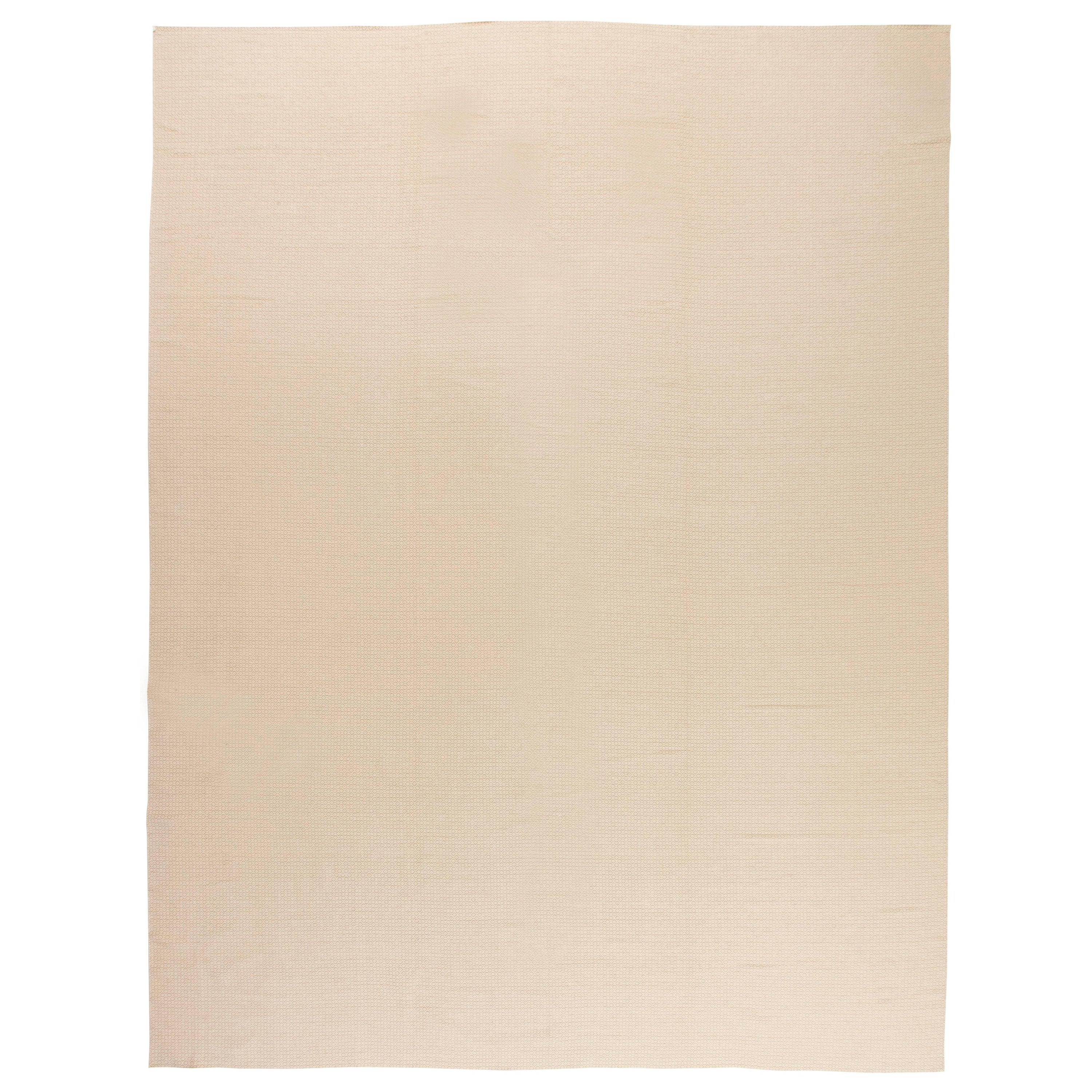 Contemporary Beige Flat Weave Rug by Doris Leslie Blau For Sale at 1stDibs
