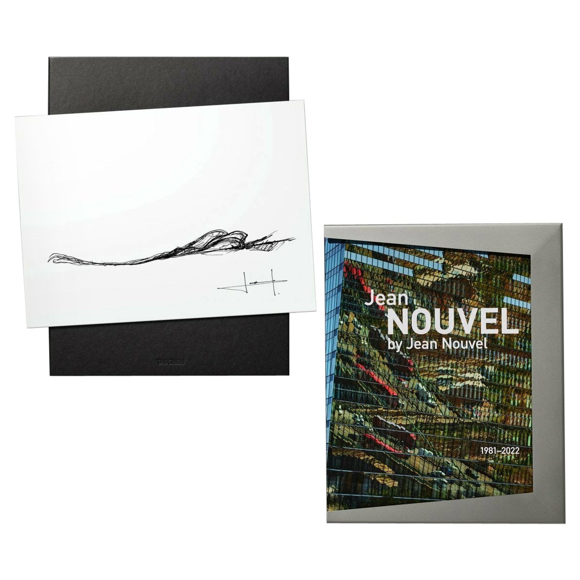 Jean Nouvel 1981-2022. Limited Edition, Signed Book and Sketch with ...