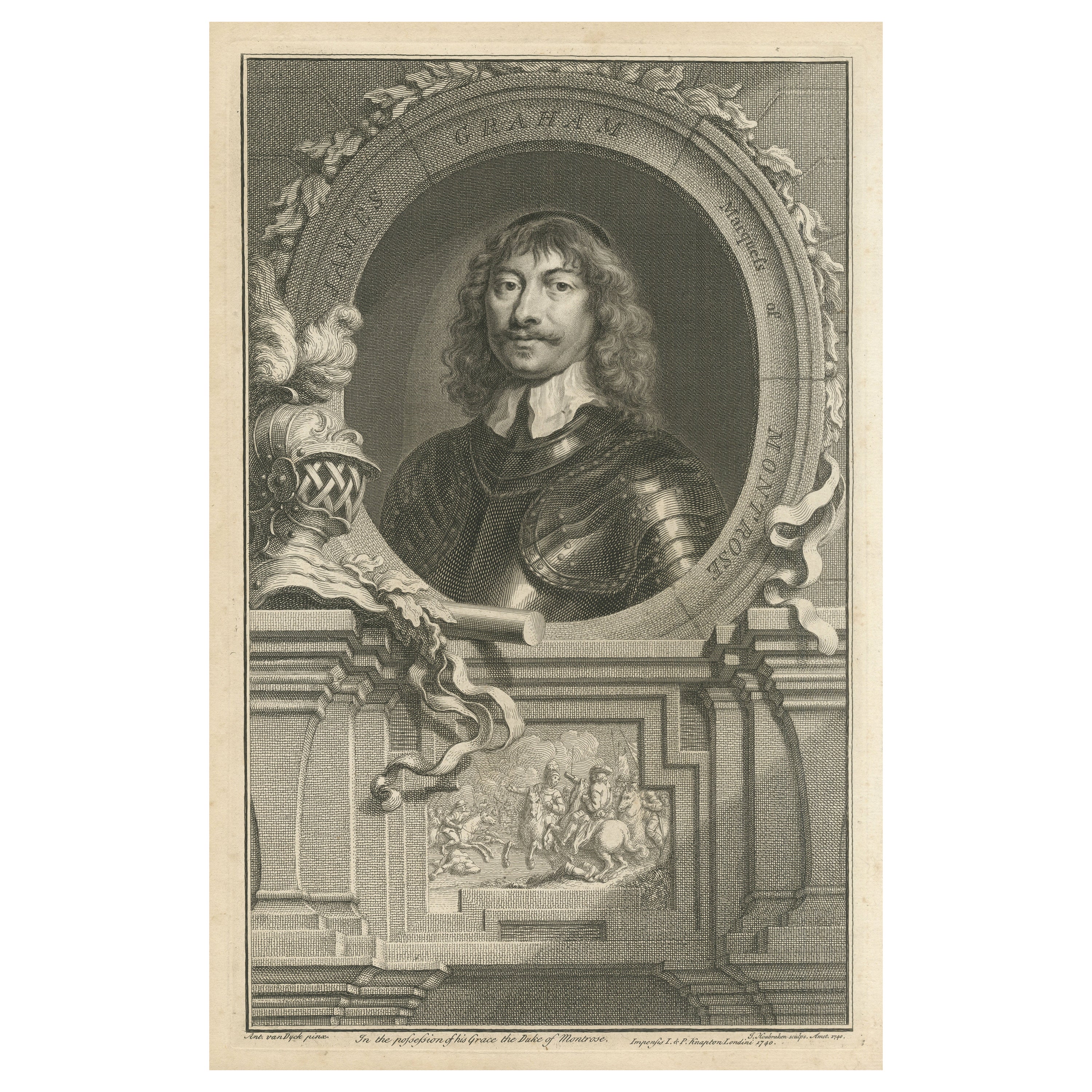 Antique Portrait of James Graham, 1st Marquess of Montrose For Sale at ...
