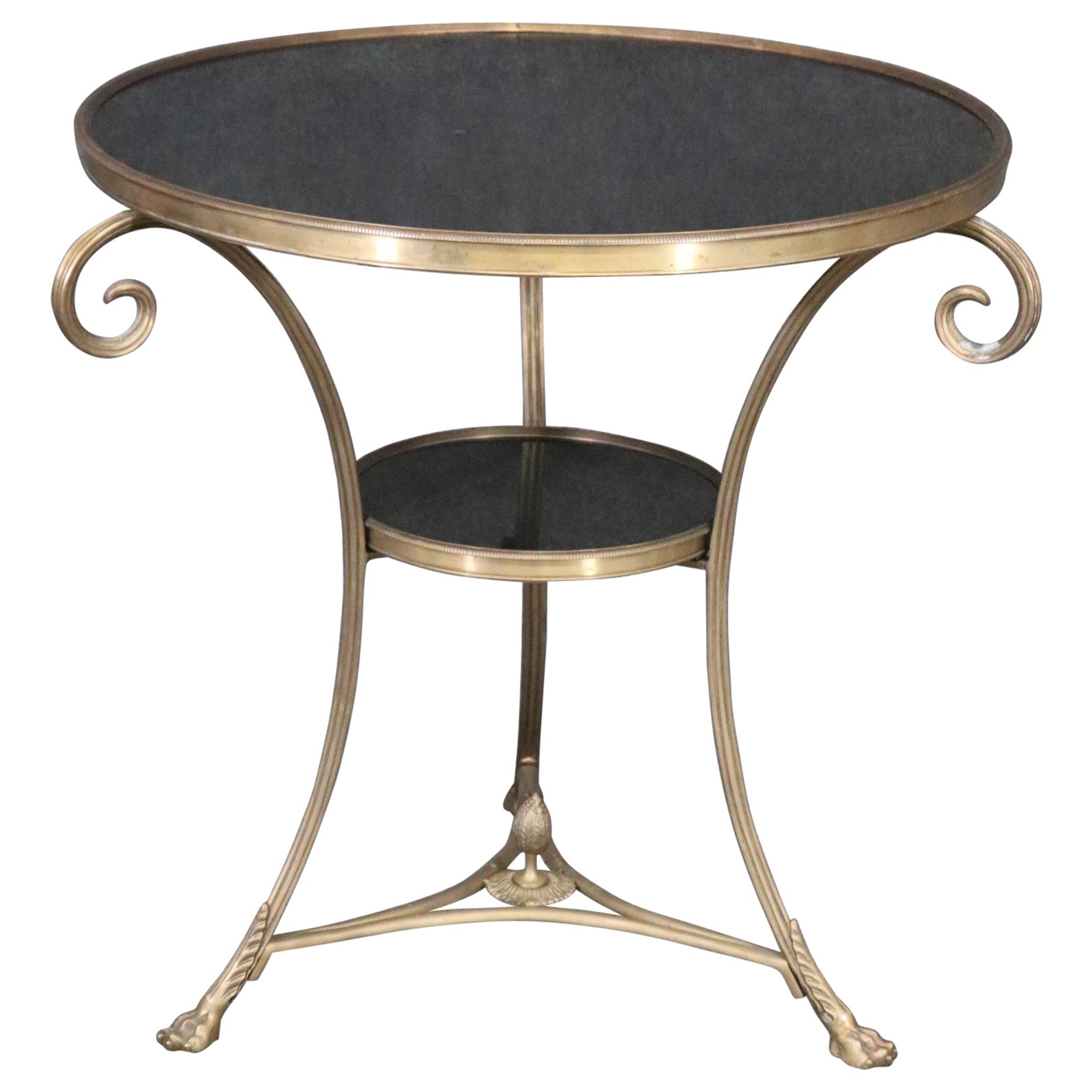 Fine Solid Bronze and Marble Russian Neoclassical Center Table, Circa ...
