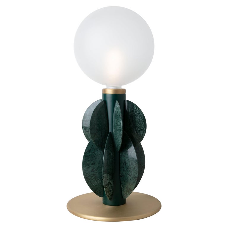 Monarch Table Lamp with Glass Dome, Carla Baz For Sale at 1stDibs