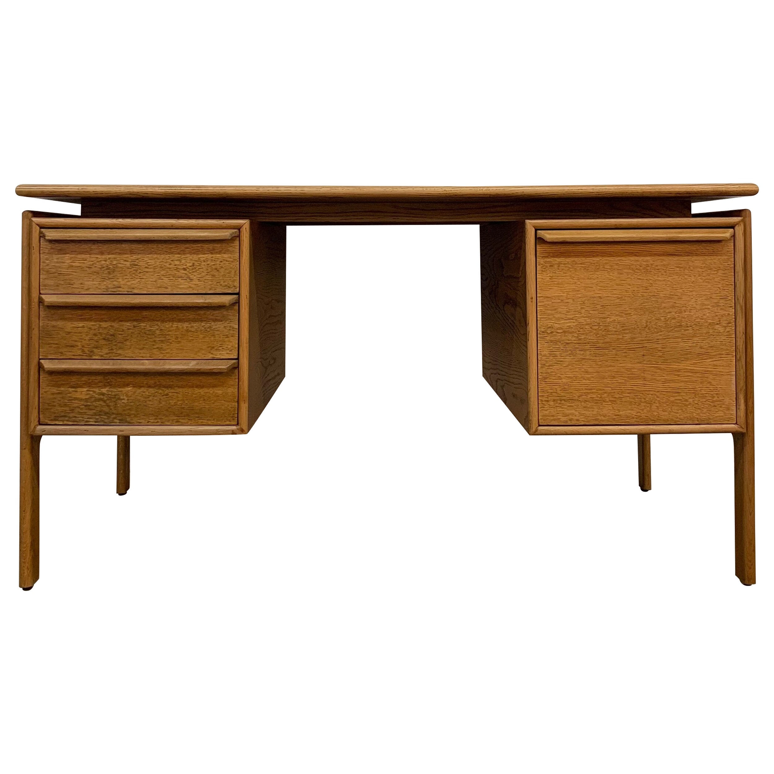 Statement Scandinavian Modern Executive Desk at 1stDibs | statement desk