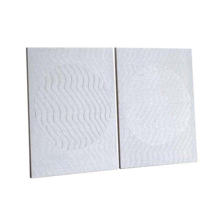 Set of 2 Hey Moon by Nathalie Van der Massen For Sale at 1stDibs