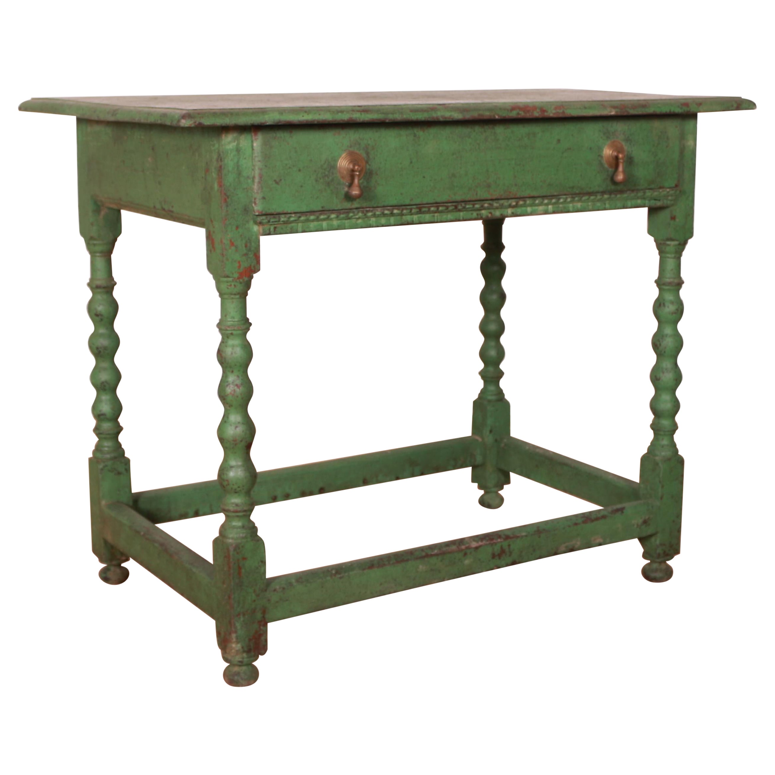 18th Century Painted Lamp Table For Sale at 1stDibs