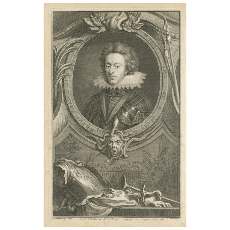Antique Portrait of Henry Frederick, Prince of Wales For Sale at 1stDibs