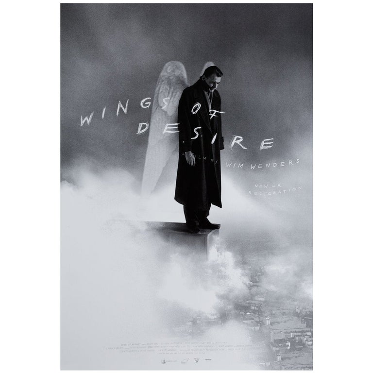 Wings of Desire R2018 U.S. One Sheet Film Poster For Sale at 1stDibs