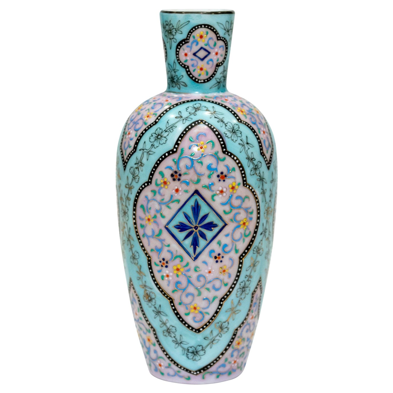 Spectacular Thomas Webb Art Nouveau Rock Crystal Vase For Sale at ...