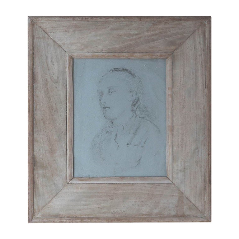 Charcoal Drawing on Blue Paper By William Wardlaw Laing, C.1880 For ...