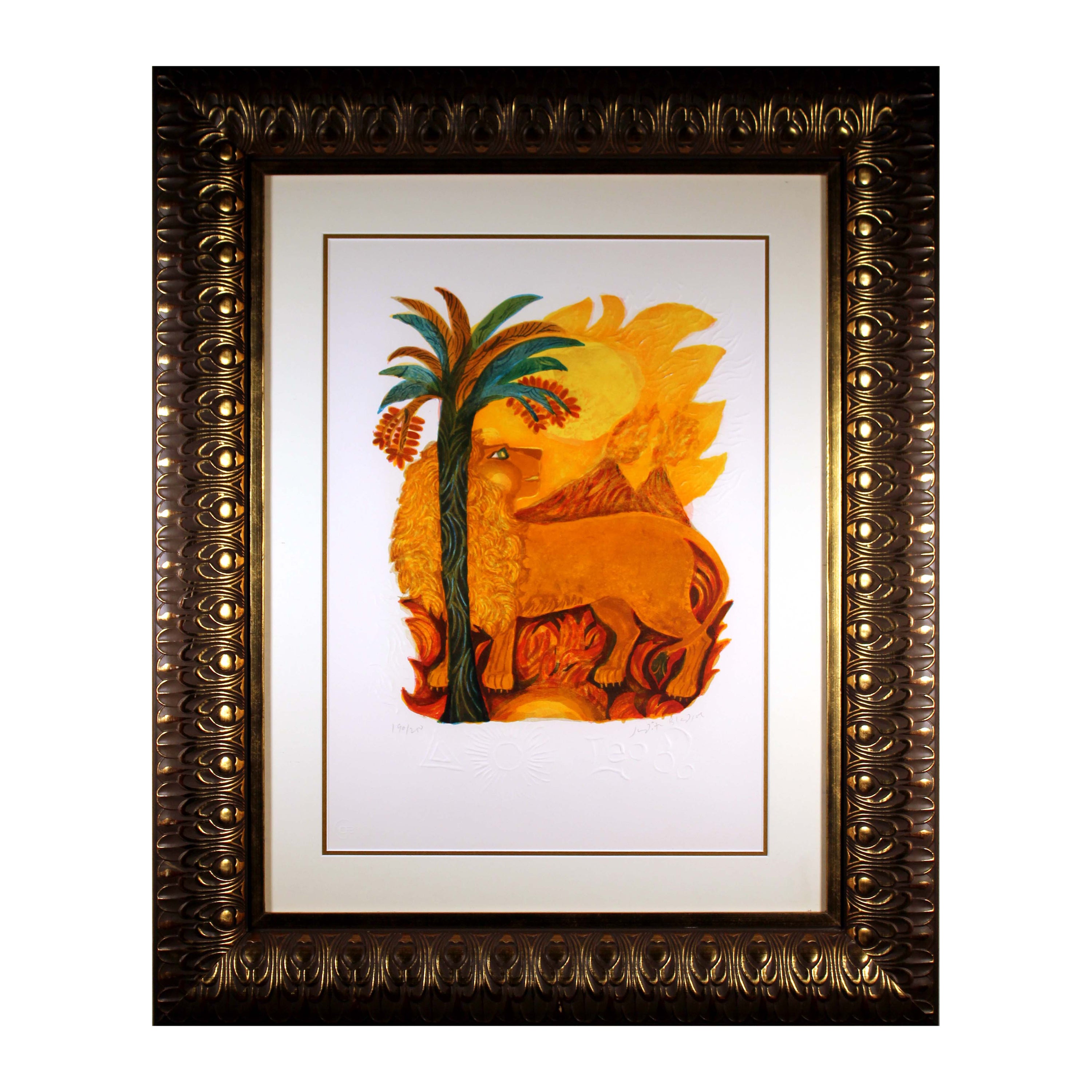 Richard Kozlow Mirador Offset Lithograph on Board Modern Landscape ...