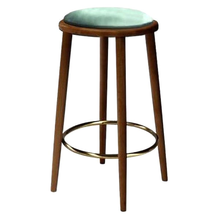 Luc Bar Stool with Beech Ash-056-5 and Smooth 60 For Sale at 1stDibs