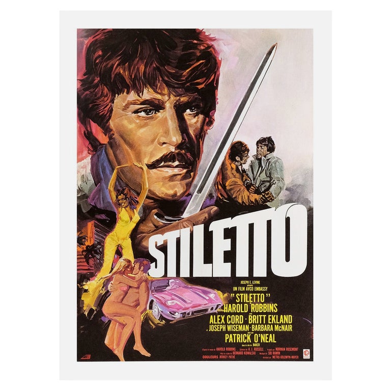 Stiletto '1969' Italian Original Vintage Poster Mint, Linen Backed For ...