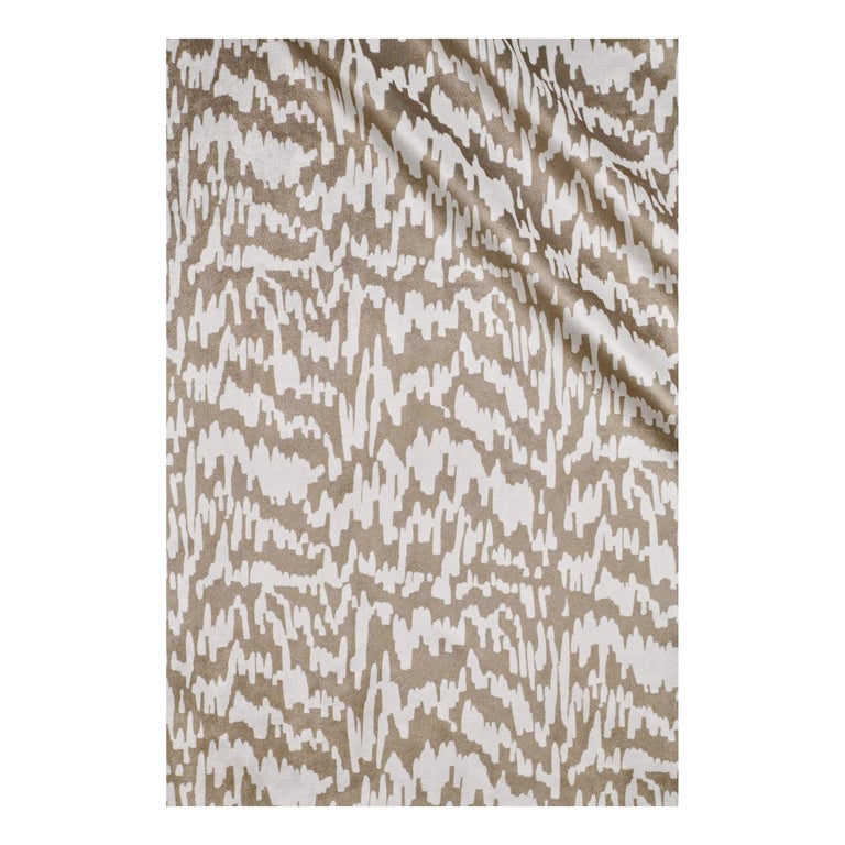 Rake Taupe Velvet Fabric For Sale at 1stDibs
