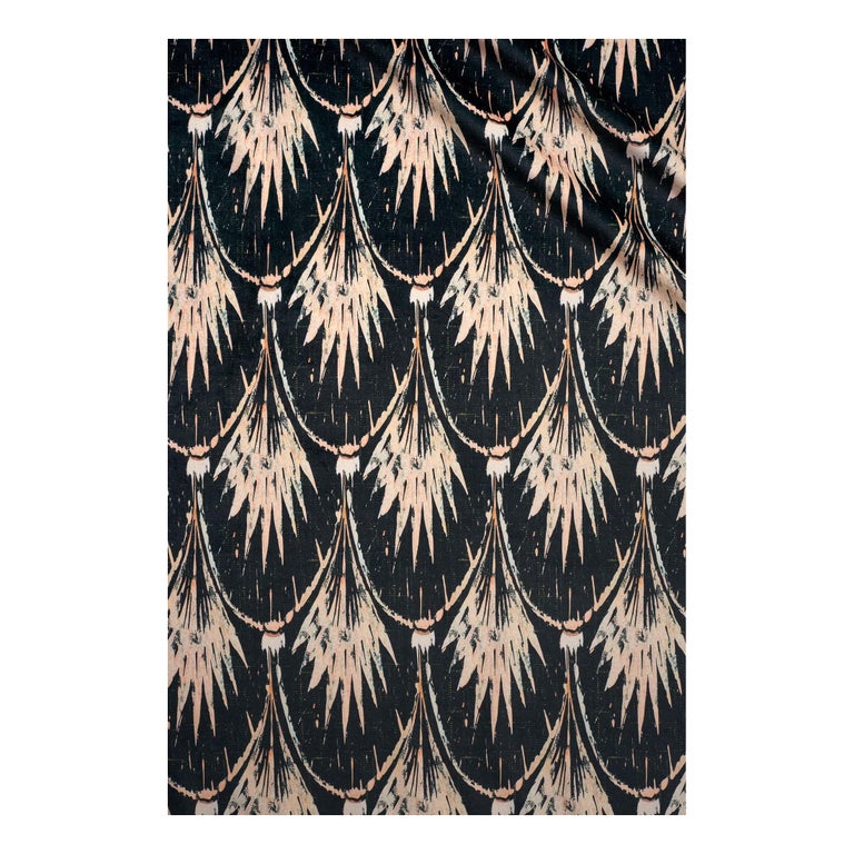 Pearl Soft Touch Velvet Fabric For Sale at 1stDibs