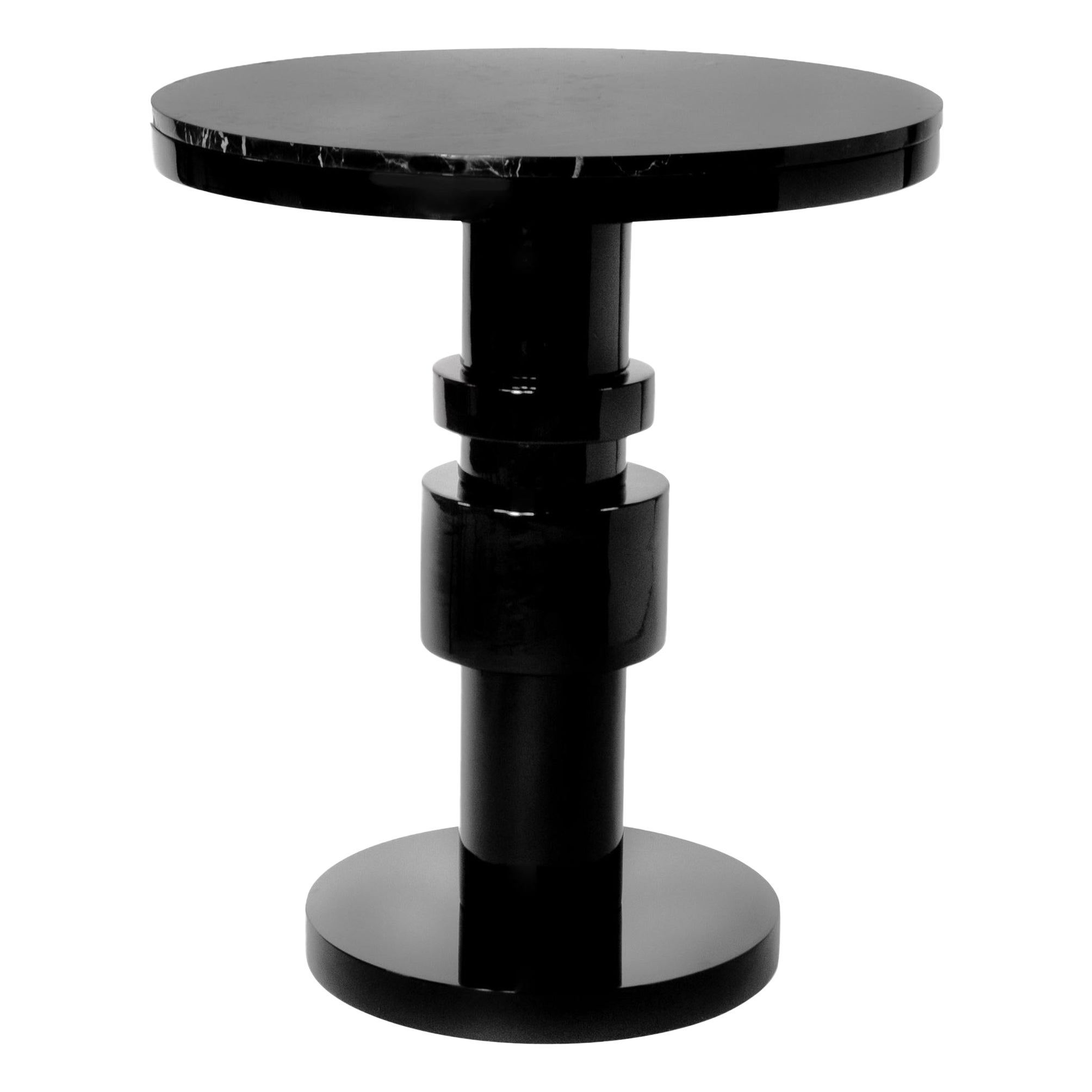 Bistro Table, Pedestal Table, Fumed Oak, Note Table Edward Collinson at ...