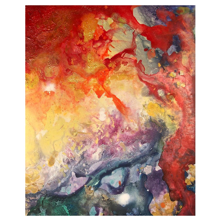 Tall Medium Scale Painting by Artist Cabe Booth For Sale at 1stDibs