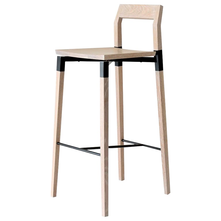 Oak Parkdale Stool Bar by Hollis and Morris For Sale at 1stDibs