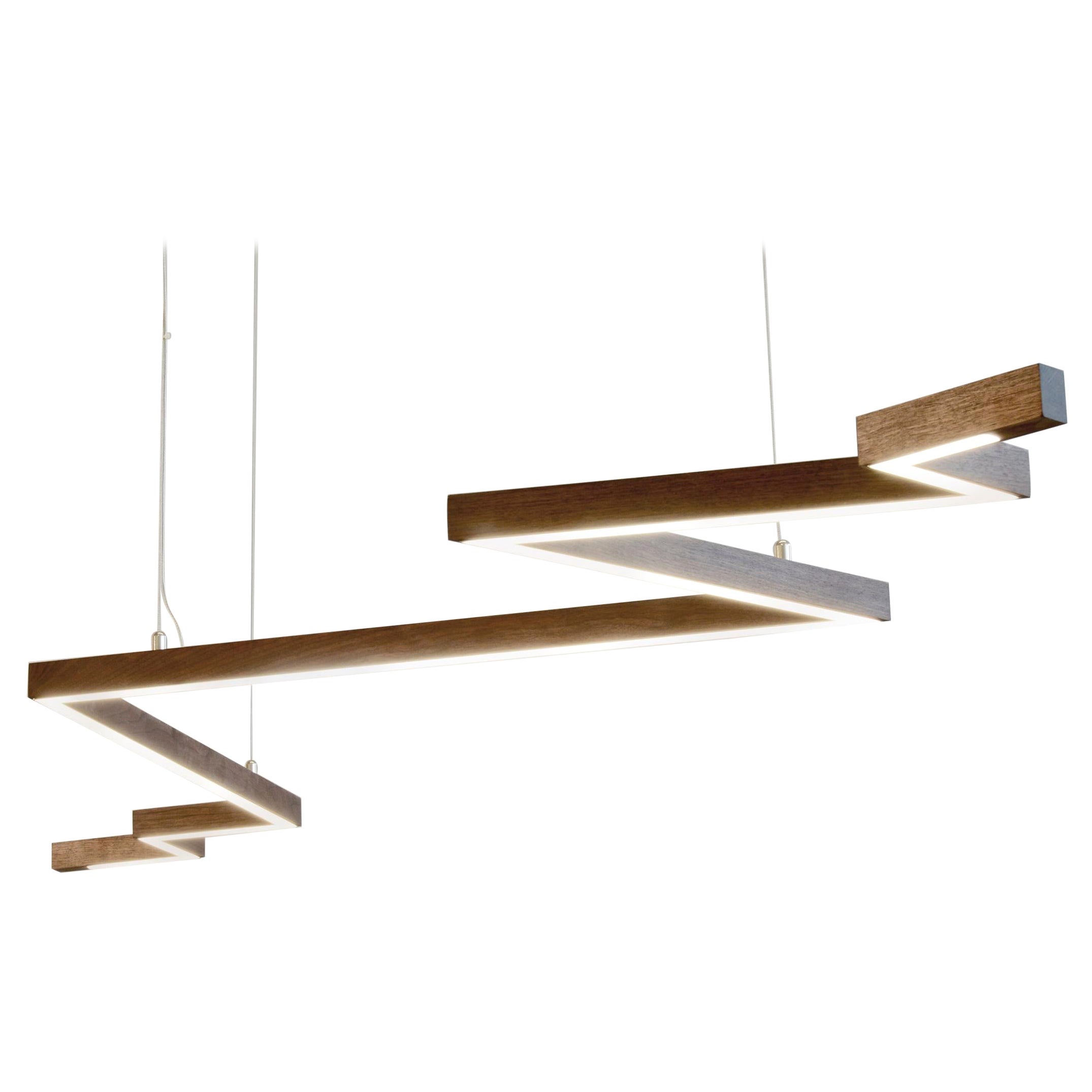 Oak Large Bolt Sconce, Pendant by Hollis and Morris For Sale at 1stDibs