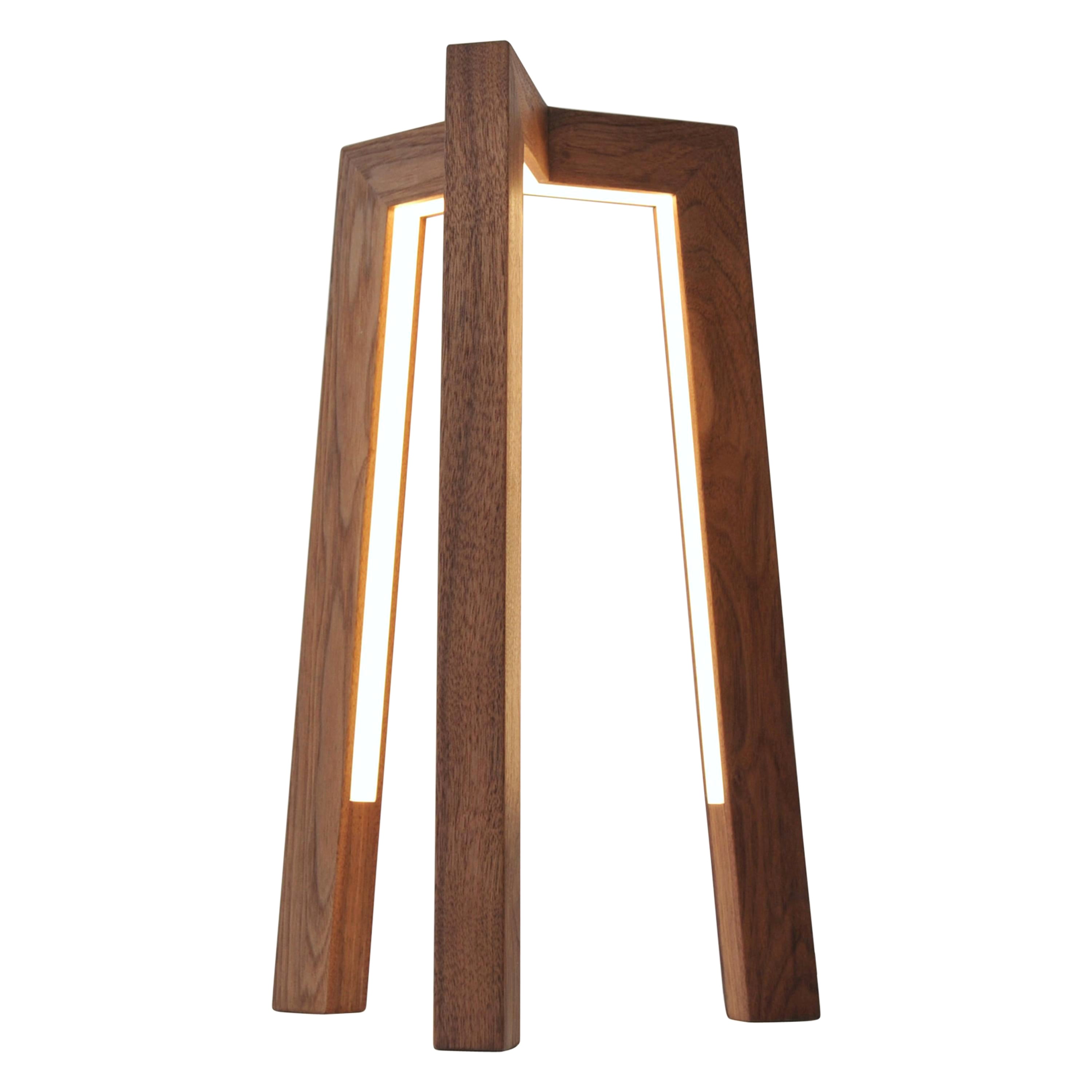 Oak Junction Floor Light by Hollis and Morris For Sale at 1stDibs