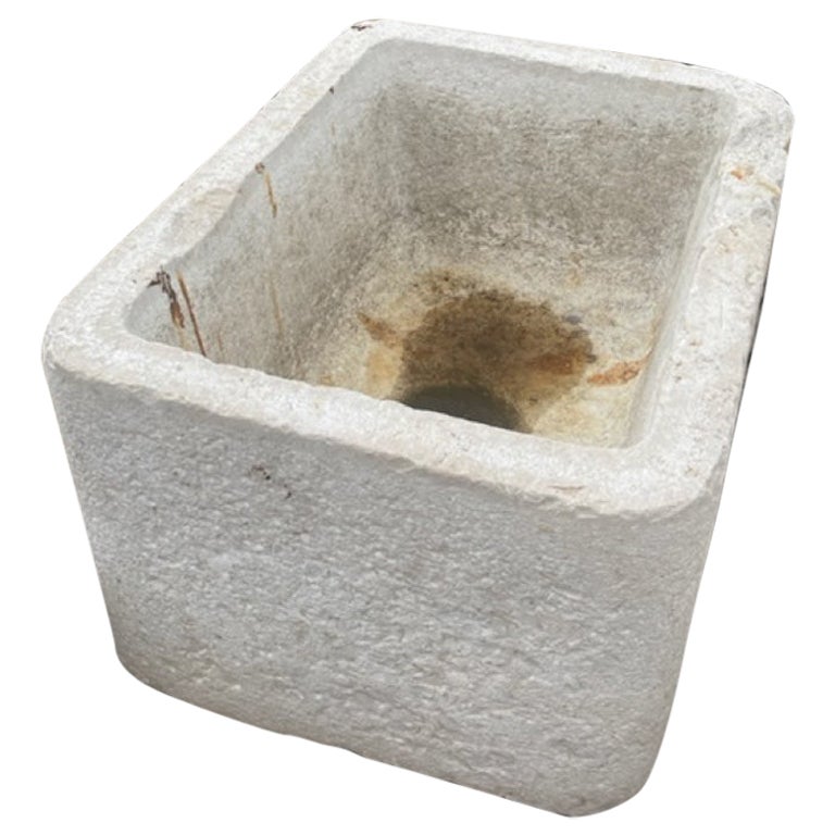 Antique Stone Fountain with Two Monolithic Basins, Column and Manual ...