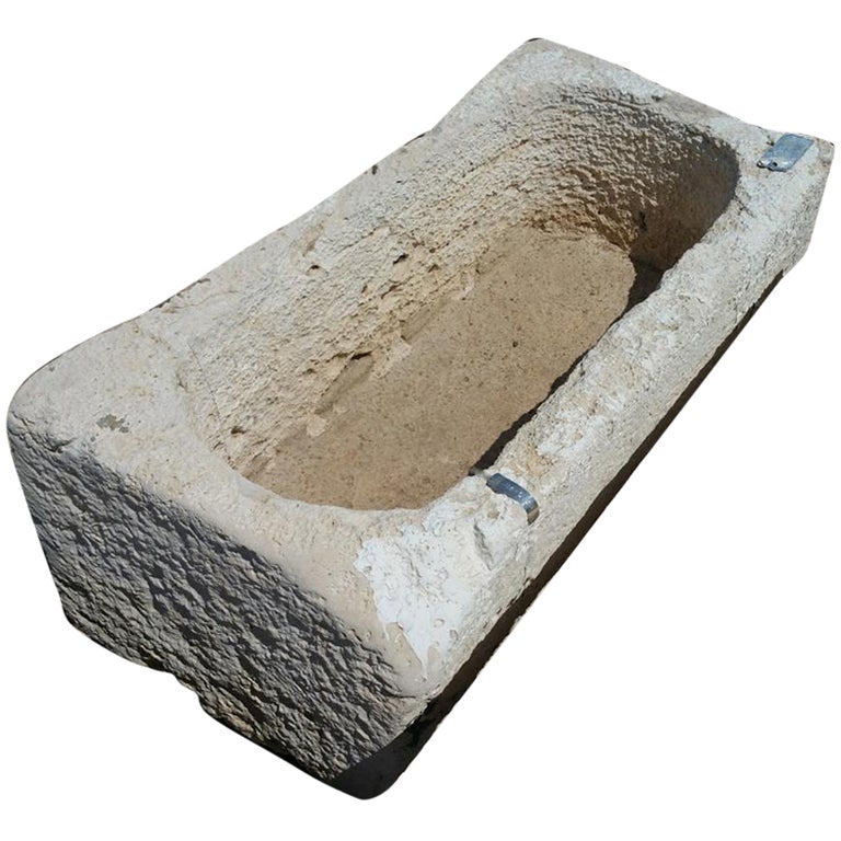 Antique Limestone Basin For Sale at 1stDibs