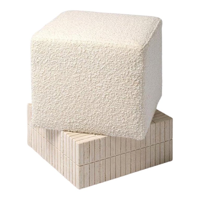 Alice Pouf with Copper Base For Sale at 1stDibs | copper pouf