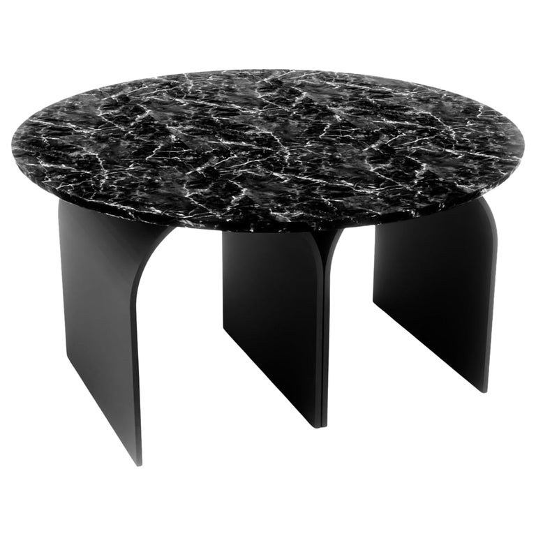 Rounded Marble Arcade Side and Cofffe Table by Kasadamo For Sale at 1stDibs