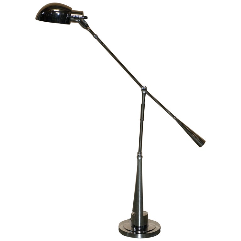 Extra Large Ralph Lauren Boom Arm Equilibrium Table Lamp Swivel Tilt ...