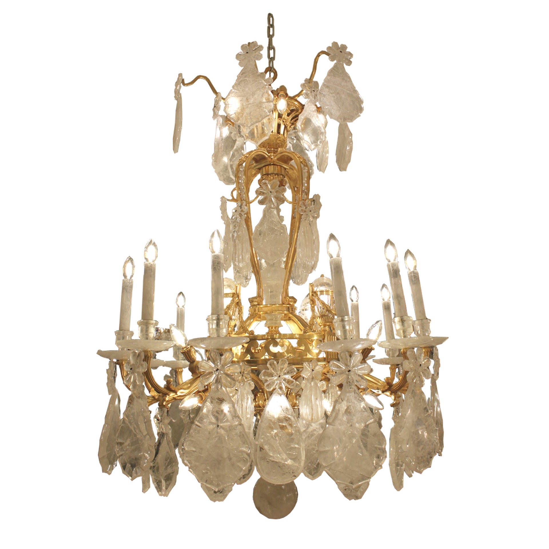 French Bronze Copper Crown Chandelier at 1stDibs | chandelier crown ...