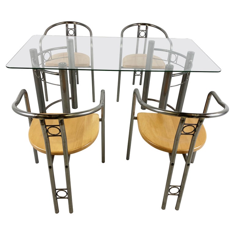 Post Modern Dining Room Set, 1980s For Sale at 1stDibs