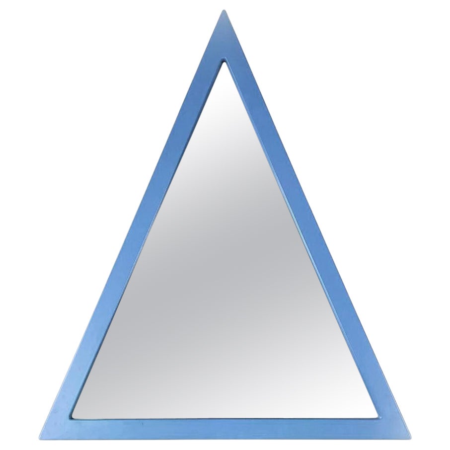 American Walnut Wall Mirror with Rounded Triangular Shape For Sale at ...