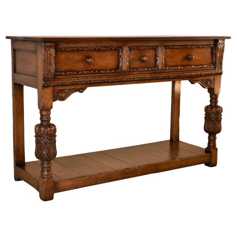 Late 19th Century Ipswich Oak Pot Board For Sale at 1stDibs