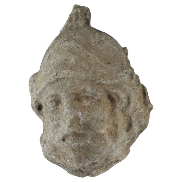 Roman head of a helmeted soldier For Sale at 1stDibs