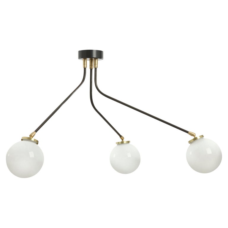 Array Mini Opal Pendant Light by CTO Lighting For Sale at 1stDibs
