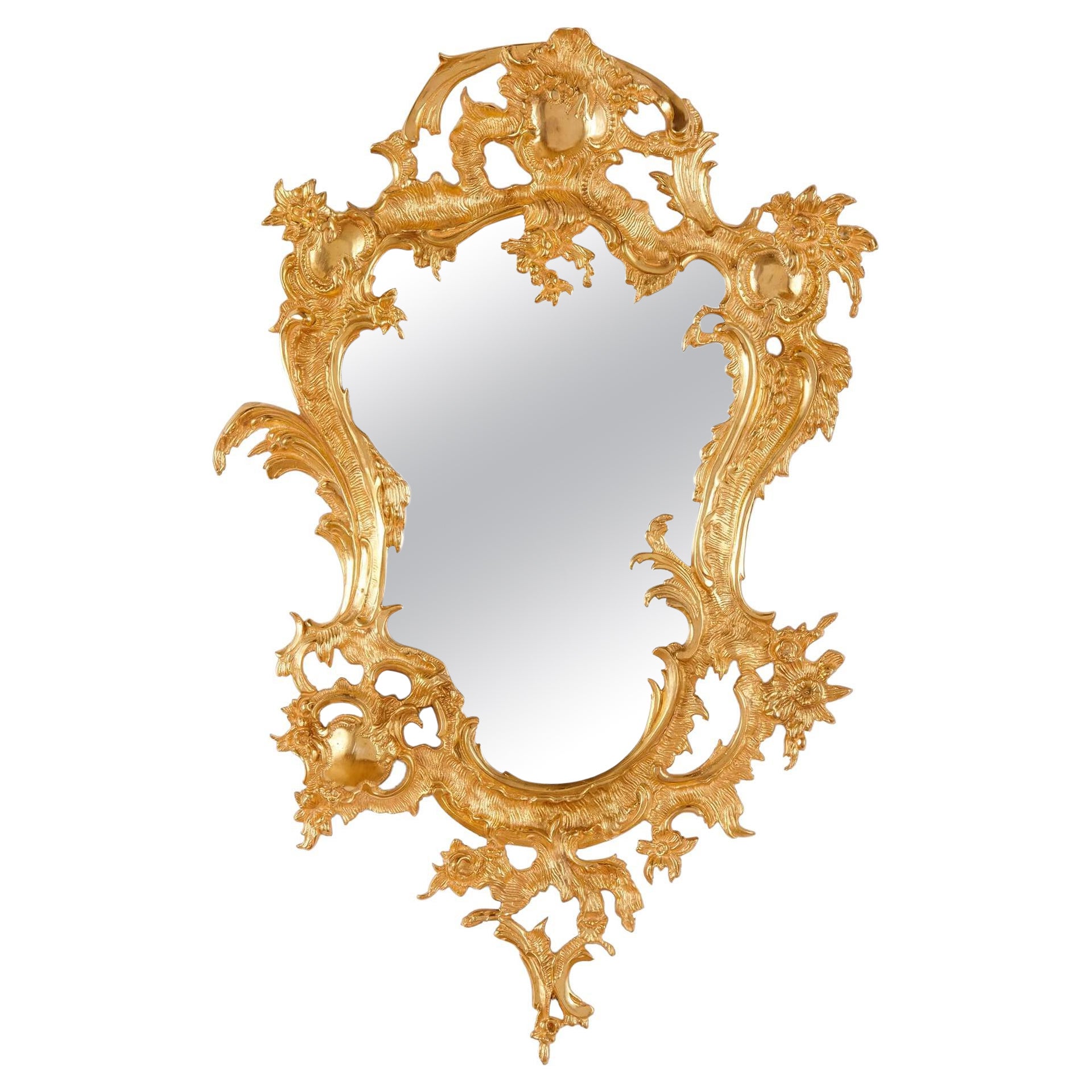 20th Century Rococo Style Rocaille-Formed Wall Mirror For Sale at ...