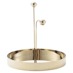 Dariel Studio off the Moon Tray in Brass with Pink Copper Finish for ...