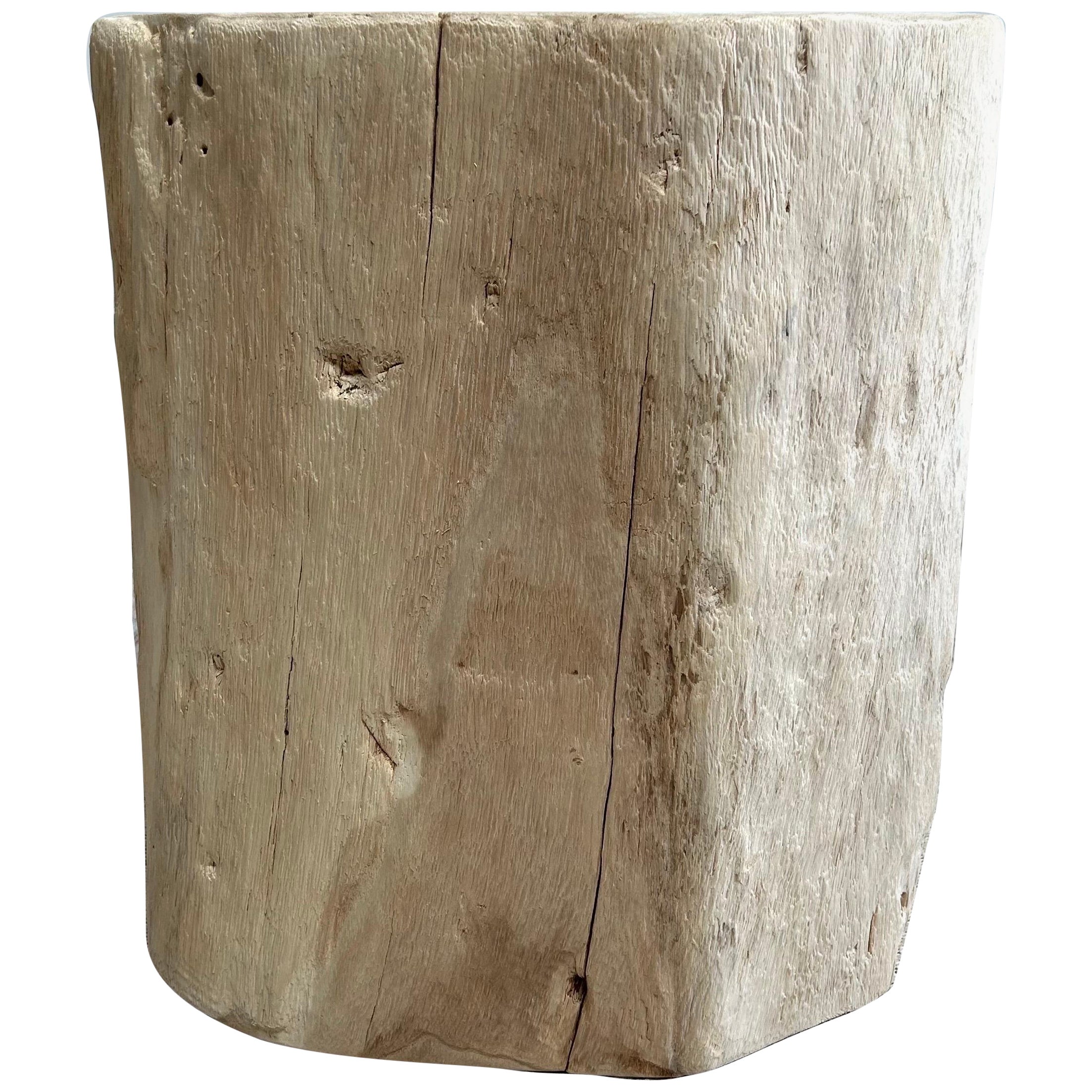 Handmade Rustic Tree Stump Stool at 1stDibs