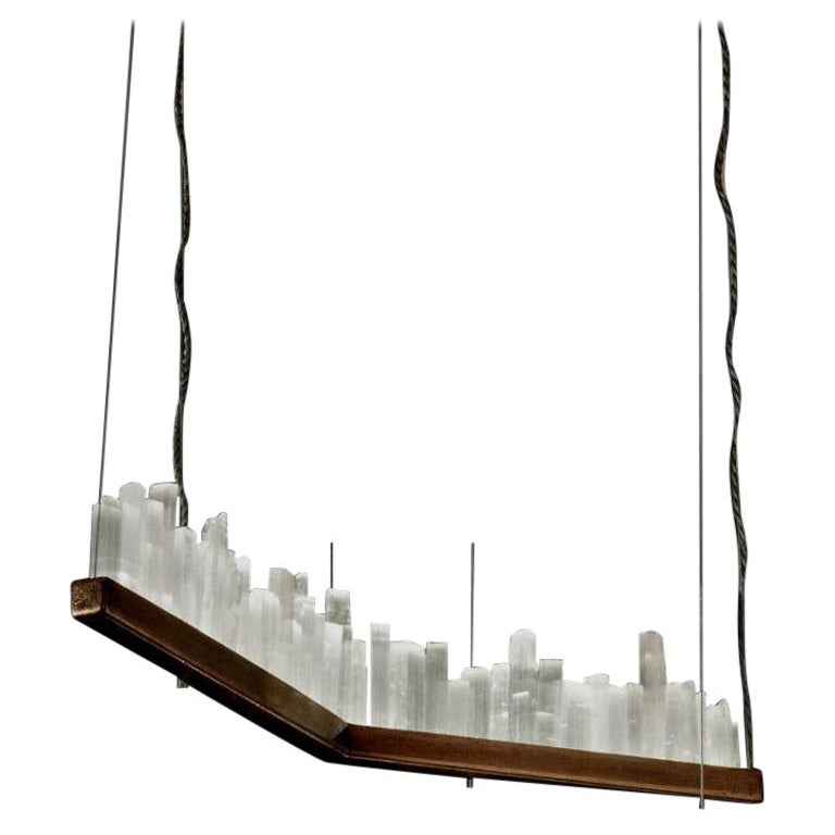 Metropolis Skyline Pendant Lamp For Sale at 1stDibs