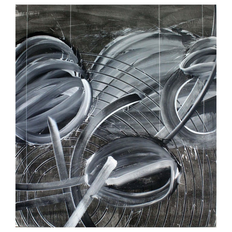 John Egner My Pride 1982 Signed Contemporary Abstract Acrylic Painting ...