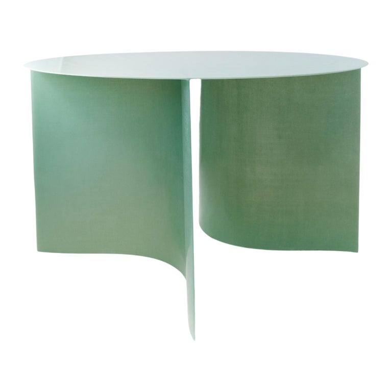 Contemporary Light Green Fiberglass, New Wave Dining Table 150 D, by ...