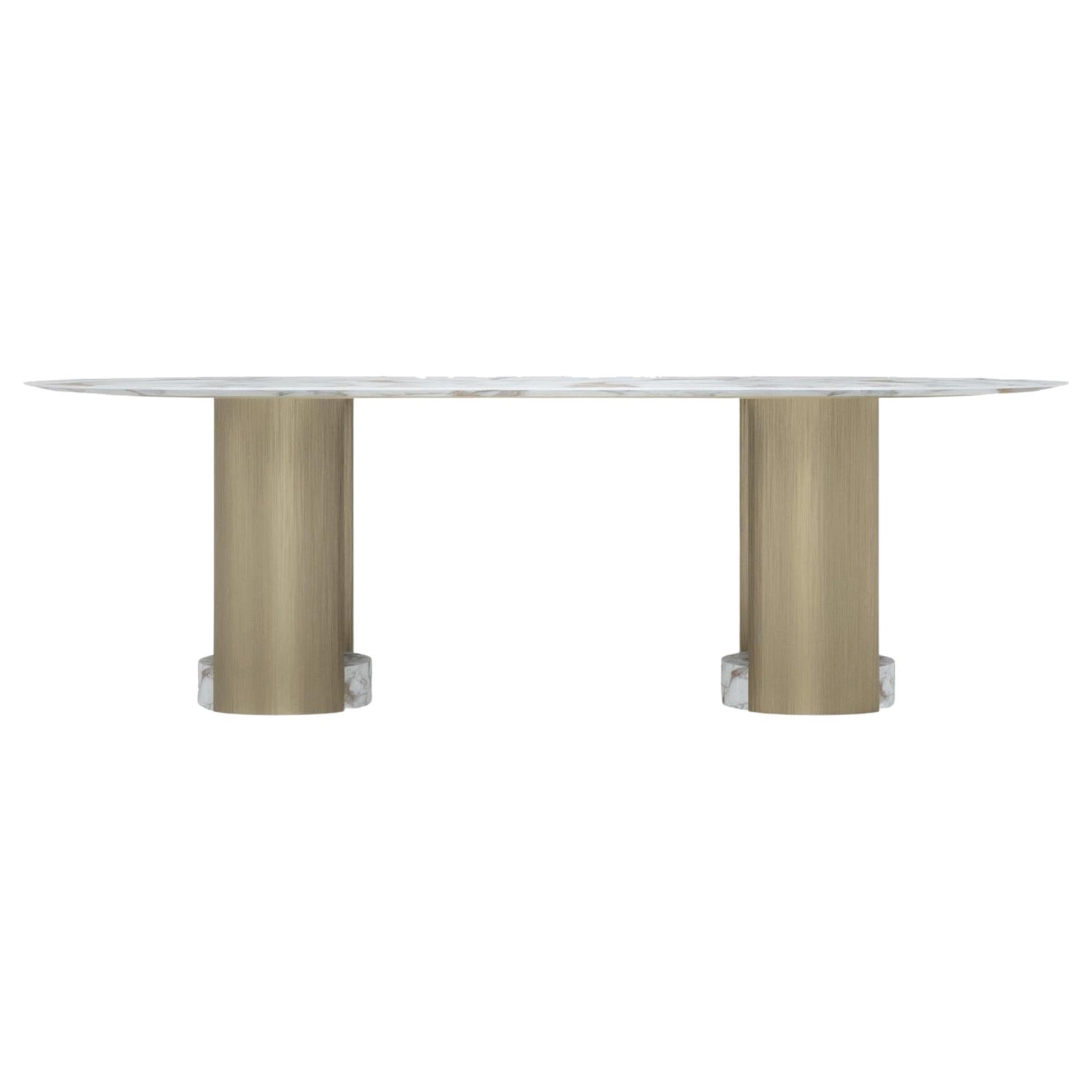 Sculpted Marble "Amazonas" Dining Table, Giorgio Bonaguro For Sale at ...