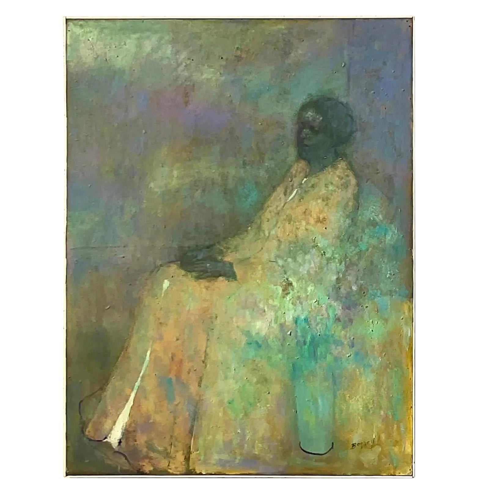 Fred Mitchell Original Abstract Expressionist Oil Painting, 1960 at ...