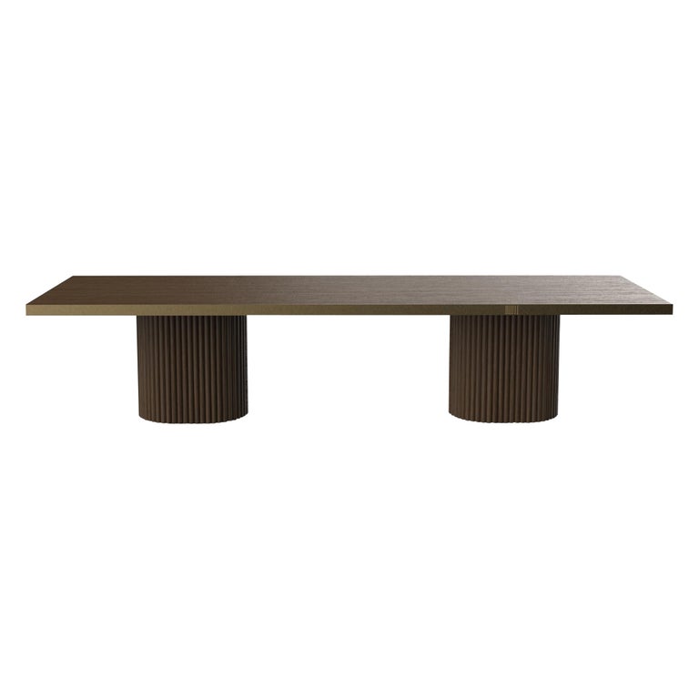 Modern Biloba Dining Table, American Oak, Handmade in Portugal by ...