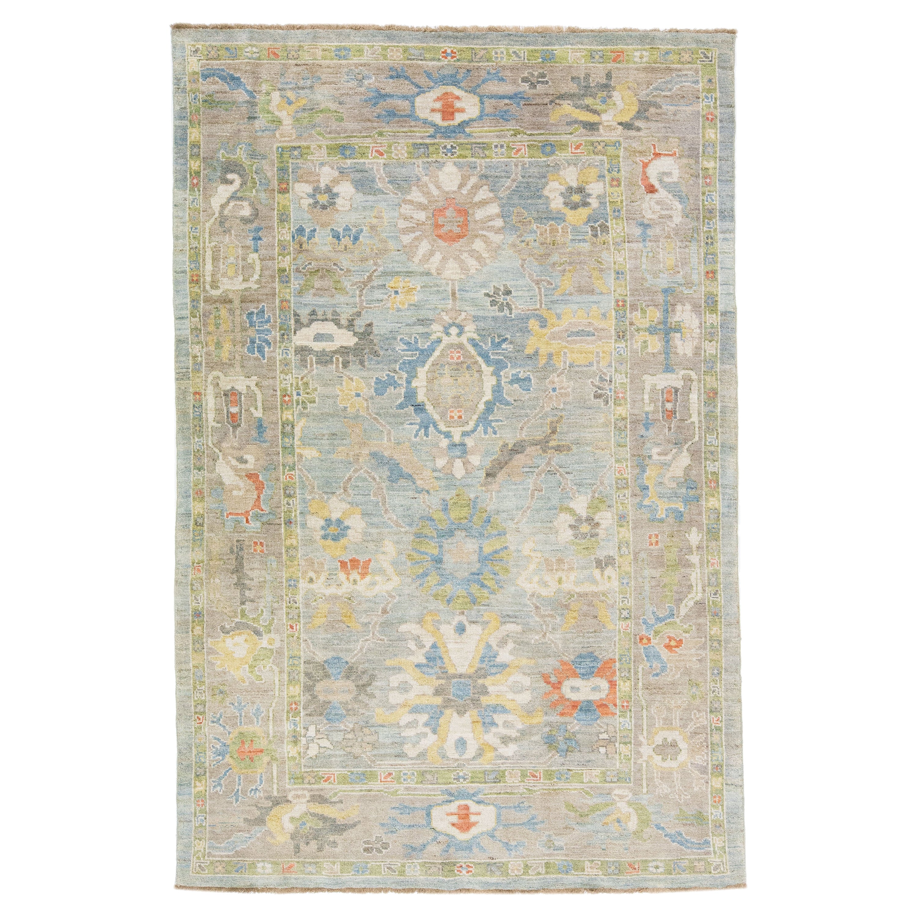 Antique Oushak Rug at 1stDibs