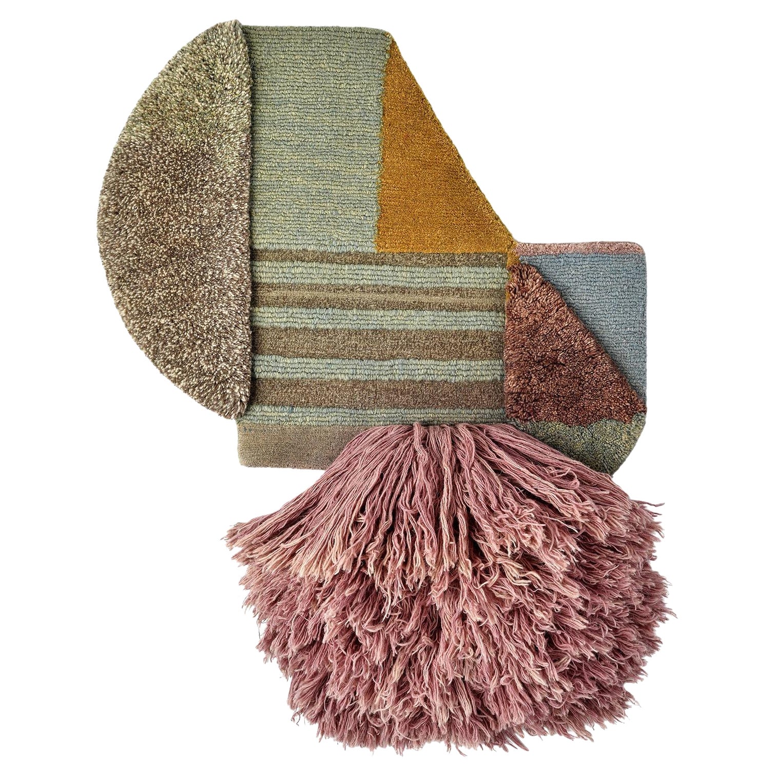 No. 220 Hand-Knotted Textile Poster by Lyk Carpet For Sale at 1stDibs