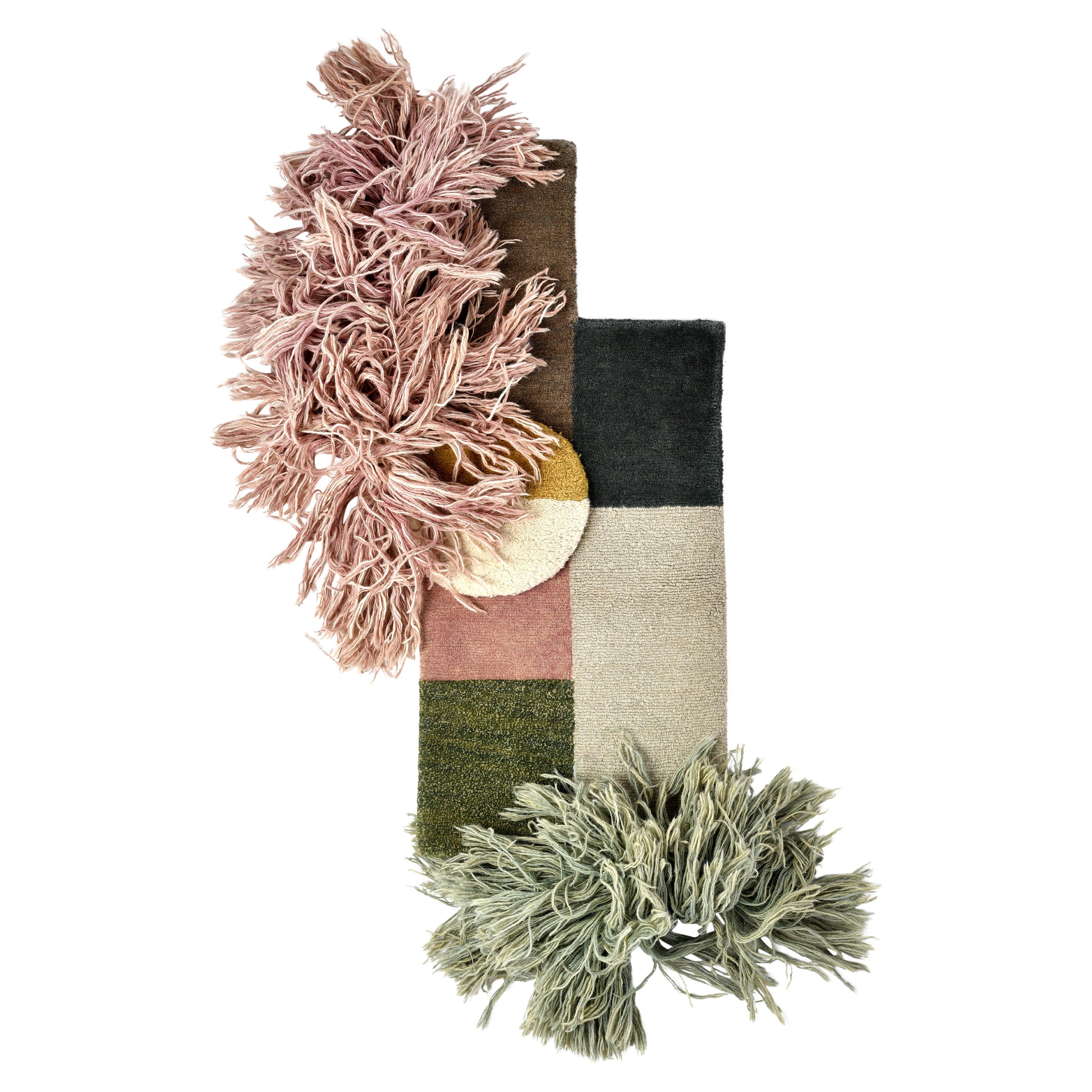 No. 220 Hand-Knotted Textile Poster by Lyk Carpet For Sale at 1stDibs