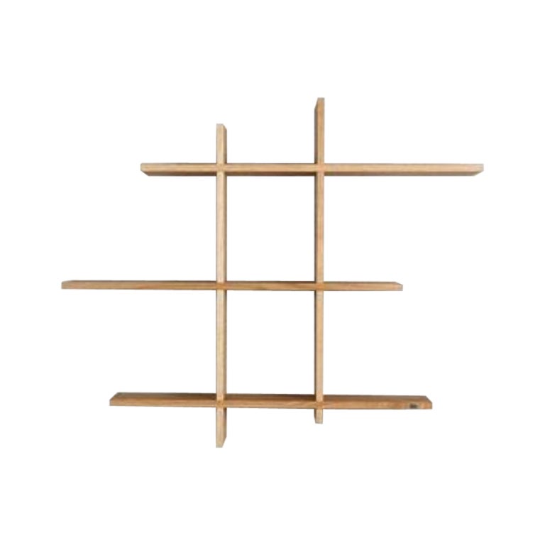 Small Stack Shelve in Oak Wood with Linseed Oil Color / Treatment For ...