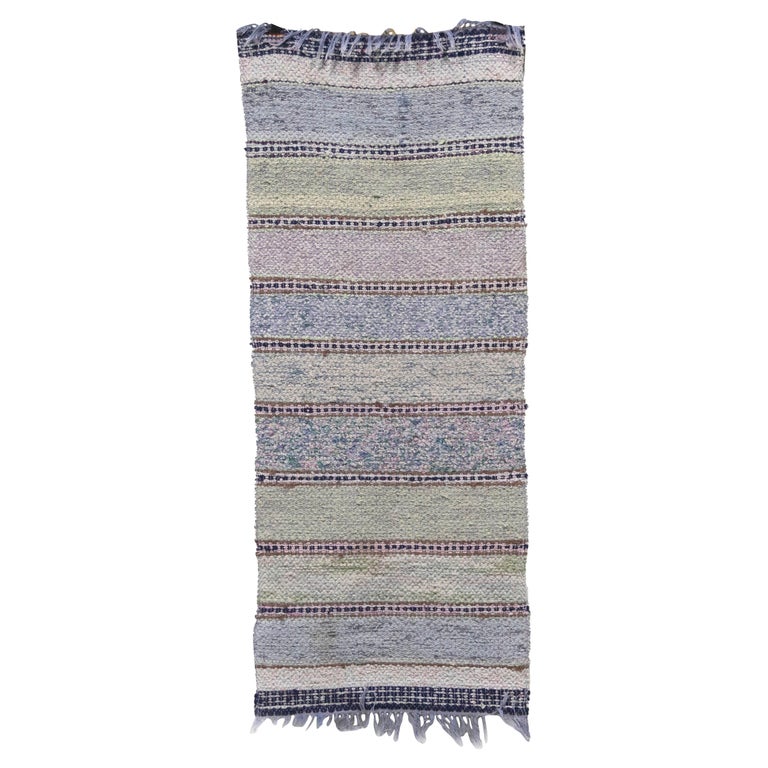 20th Century Swedish Rag Rug For Sale at 1stDibs