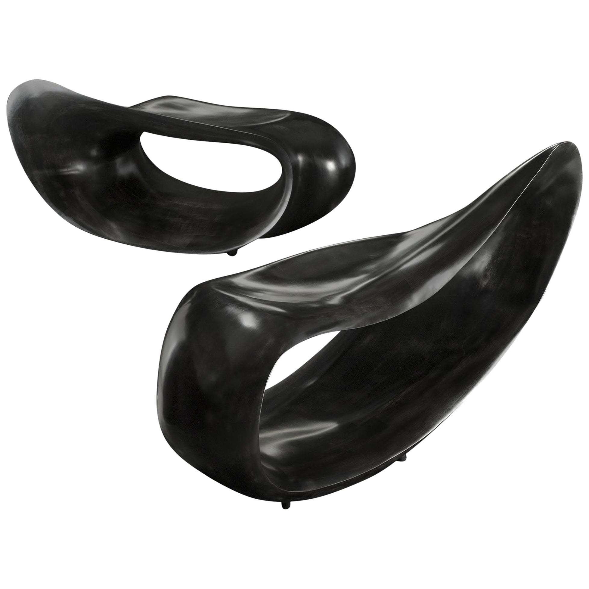 Pierre Jeanneret's Bench, Hand-Sculpted Contemporary Re-Edition at 1stDibs